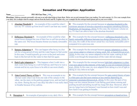 Absolute Threshold Examples