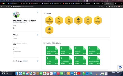devesh kumar dubey on linkedin hackerrank