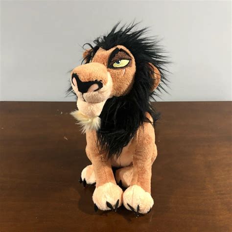 Disney The Lion King 14 Scar Plush Toy Stuffe Animal Lion Villian