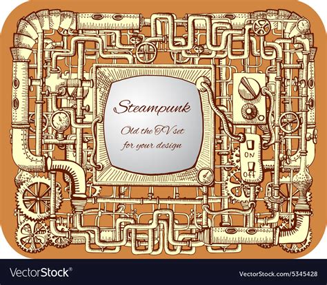 Background Steampunk Royalty Free Vector Image