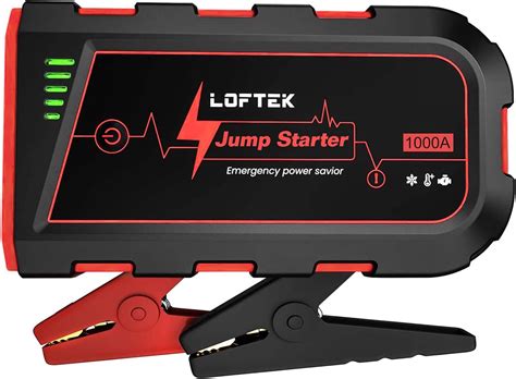 Loftek Portable Car Battery Jump Starter Up To 7 0l Gas Or