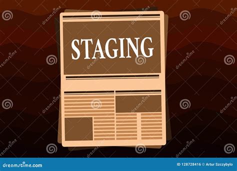 Handwriting Text Staging Concept Meaning Method Presenting Play Or