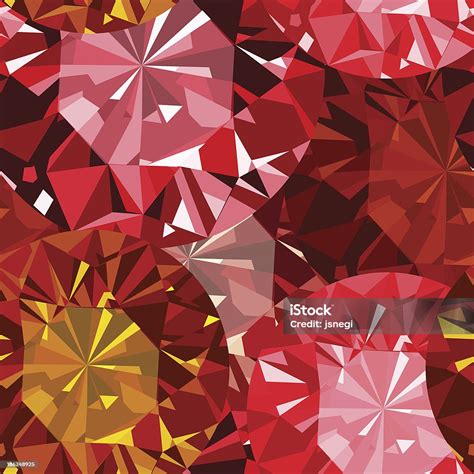 Gem Seamless Pattern Ruby Background Stock Illustration Download