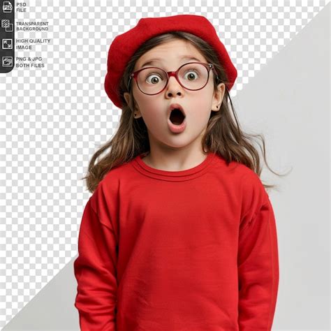 Cute Happy Girl Portrait Png Premium Ai Generated Psd