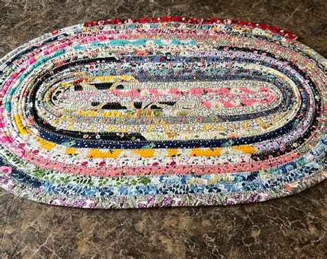 Small Oval Jelly Roll Rug Etsy