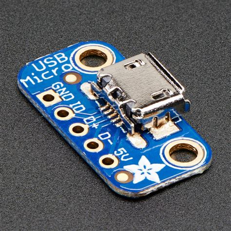 Panel Mount Extension Usb Cable Micro Usb Male To Female The Pi Hut