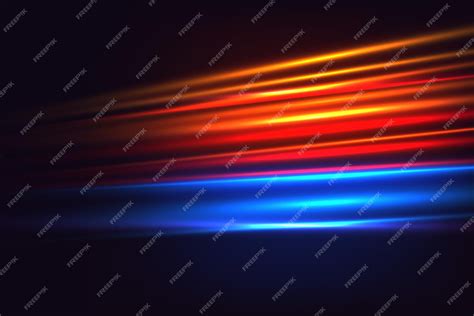 Premium Vector Vector Illustration Of High Speed Light Effect Abstract Colorful Speed