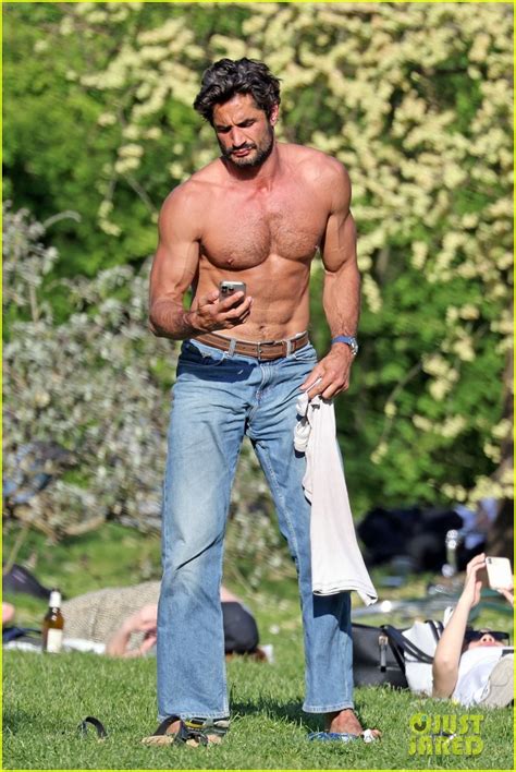 Eiza Gonzalezs Ex Guy Binns Goes Shirtless And Bares Ripped Body After