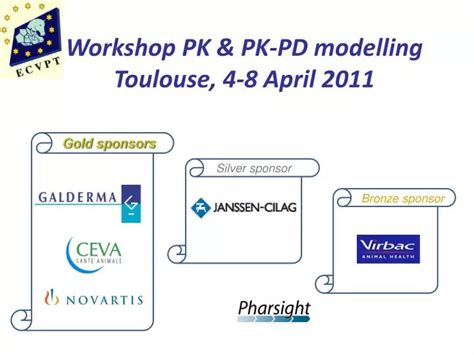 Ppt Workshop Pk And Pk Pd Modelling Toulouse 4 8 April 2011 Powerpoint Presentation Id762383