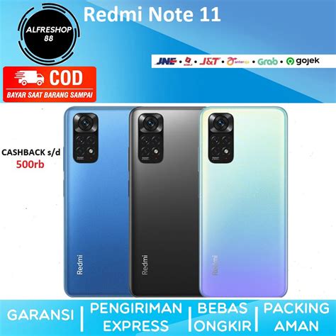 Jual RESMI Xiaomi Redmi Note 11 128GB RAM 4GB 6GB 4 128GB 6 128GB TAM Shopee Indonesia