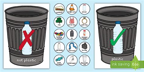 Plastic Or Not Plastic Sorting Activity Teacher Made