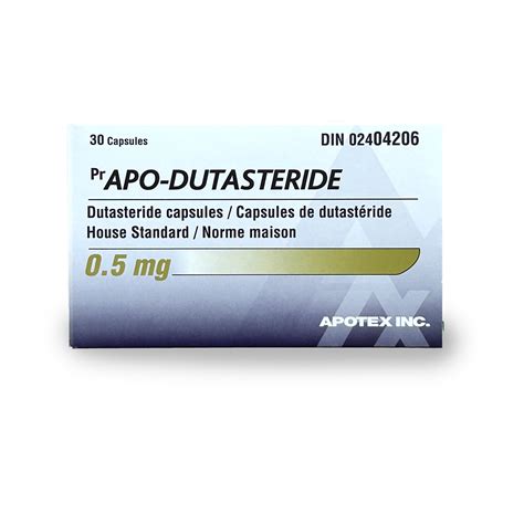 Dutasteride 05mg X30 Apotex Canada Steroid Depot