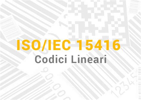 Iso Iec 15416 Codici 1d Standard Iso Iec Pelling Eu