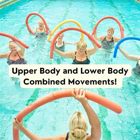 Pool Noodle Exercises For Seniors Water Aerobics Exercise Pdfs Water