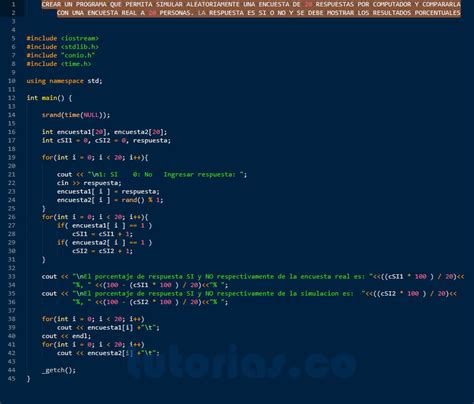 Arrays Visual C Comparacion De Encuestas