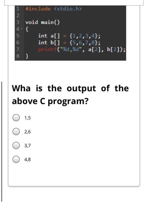 Solved 1 Points Save Answer An Array Index Starts With 1 0