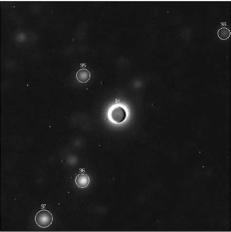 The M5 Astrometric Calibration Field The Stars Marked With Circles Download Scientific Diagram