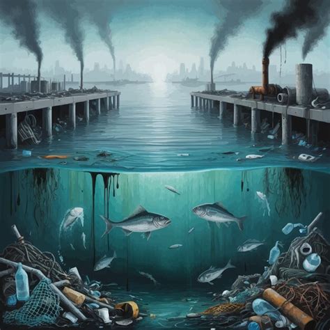 Water Pollution Visual Vectors And Illustrations For Free Download Freepik