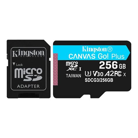 Memoria 256gb Kingston Microsd Class 10 170mbs Canvas