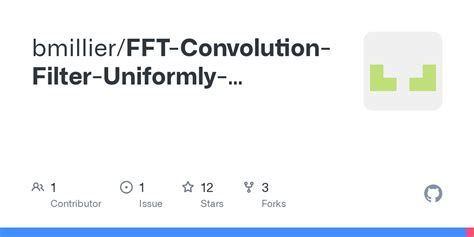 Fft Convolution Filter Uniformly Partitionedreadmemd At Master