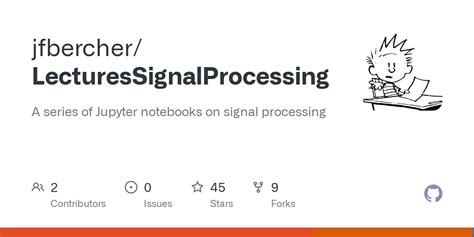 Github Jfbercherlecturessignalprocessing A Series Of Jupyter Notebooks On Signal Processing