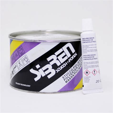 Massa Poliester P45 900g Sibren