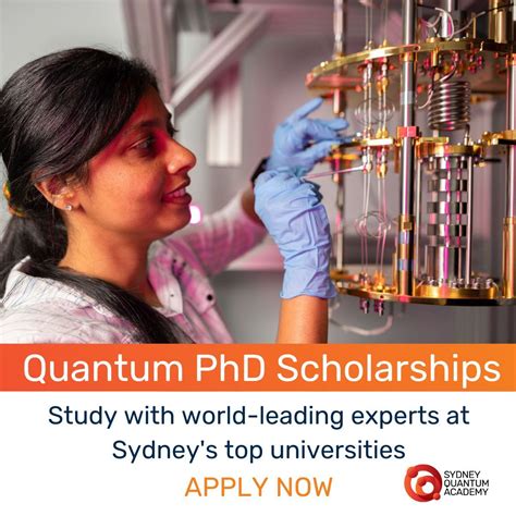 Sydney Quantum Academy On Linkedin Quantumtechnology Quantum Phd Scholarship Sydney