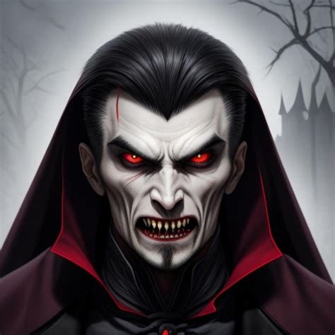 Premium Ai Image Dracula With His Big Theeth