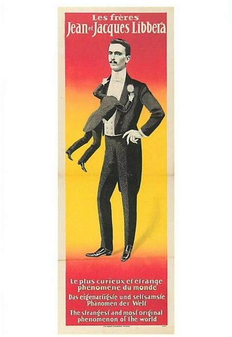 Jean And Jacques Libbera Man With Vestigial Twin Circus Sideshow Modern Postcard Topics