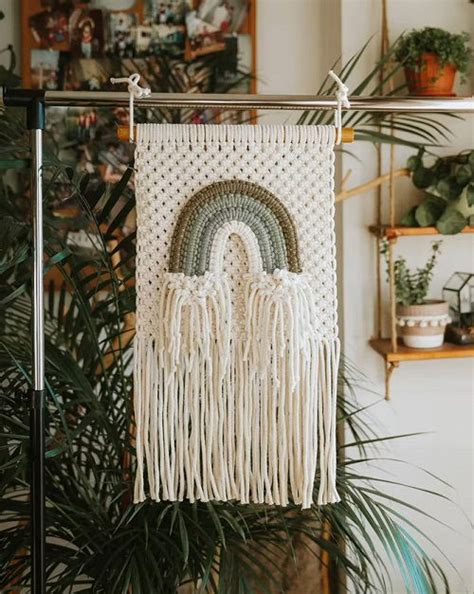8 Macrame Rainbow Wall Hanging Free Patterns Hello Lidy