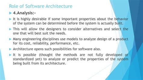 Software Engineering Architecture And Design Unit 3pptx