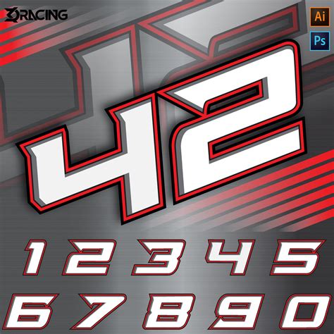 Number Set 002 Knapp Daddy Racing