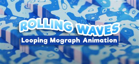 Blender Rolling Waves Looping Mograph Animation BlenderNation