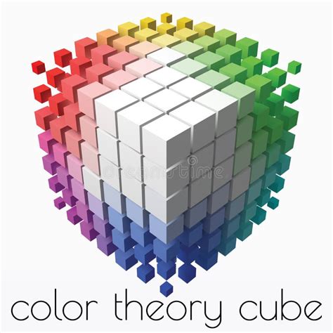 Color Theory Cube Stock Illustrations 141 Color Theory Cube Stock