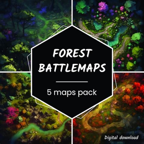 Dnd Forest Map Etsy