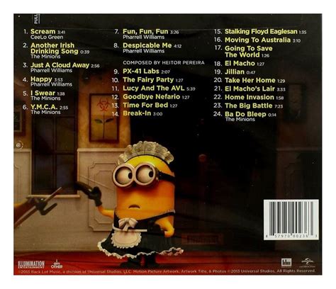 Despicable Me 2 Cd Cover