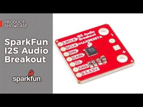The SparkFun I S Audio Breakout Board Uses The MAX A Digital To Analog Converter DAC