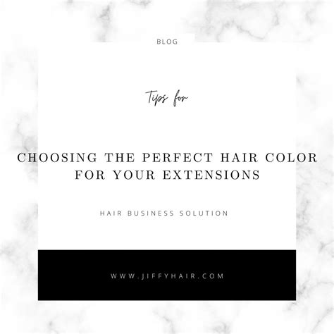 Choosing The Perfect Hair Color For Your Extensions Jiffyhair