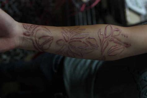 Scarification Body Art Body Piercing And Modification