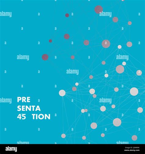Molecule Structure Interconnection Network Technology Template Vector Stock Vector Image And Art