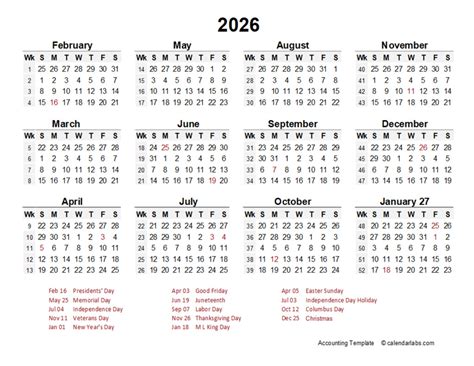Federal Pay Period Calendar For 2026 Pdf Printable