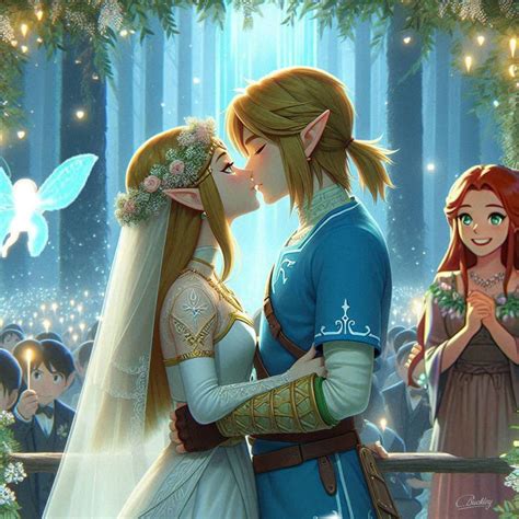 Link And Zeldas Wedding 3 By Charbeanz84 On Deviantart