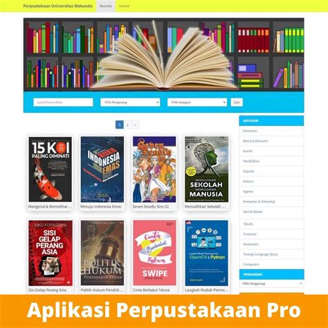 jual source code aplikasi perpustakaan pro shopee indonesia
