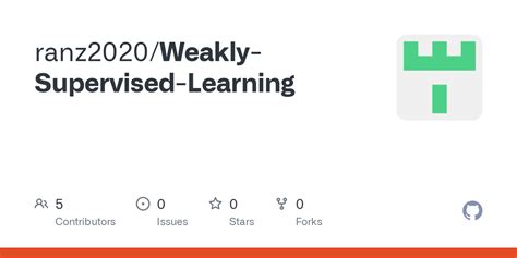 GitHub Ranz Weakly Supervised Learning
