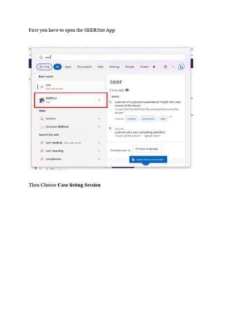 Seerstat App How To Extract The Data From Seerstat App Seer Soft Pdf