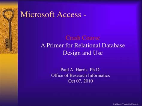 PPT Microsoft Access PowerPoint Presentation Free Download ID