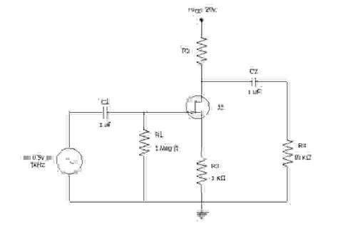 Solved Draw The Common Source Jfet Amplifier With Self Bias The 1 Answer Transtutors
