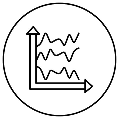 Premium Vector Multiple Line Graph Icon Vector Image Can Be Used For