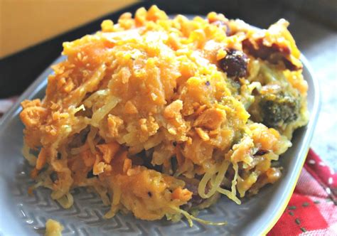 Cheesy Weeny Spaghetti Squash Casserole