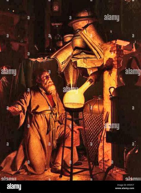 ‘the Alchemist By Joseph Wright Depicts An 18th Century Scientist